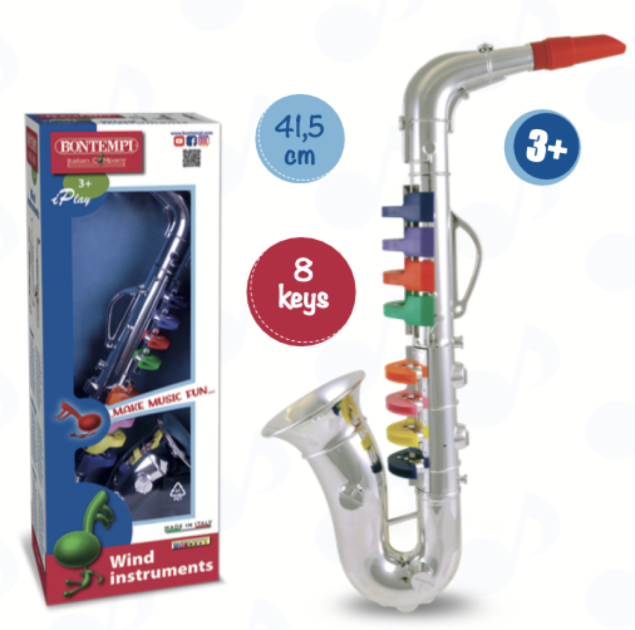 sassofono bontempi con 8 chiavi